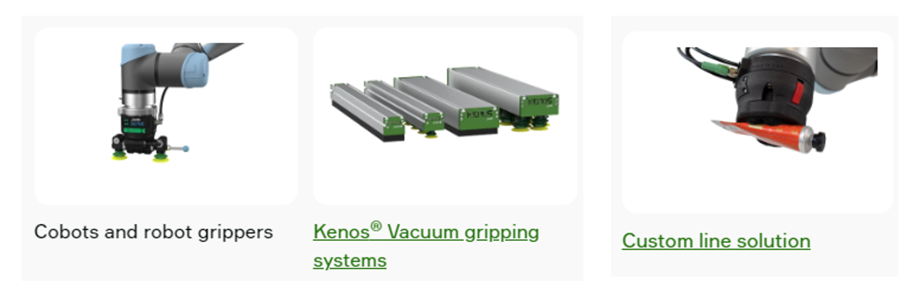 Robot and Cobot Gripping Solutions - Industrial Engineering Services ...